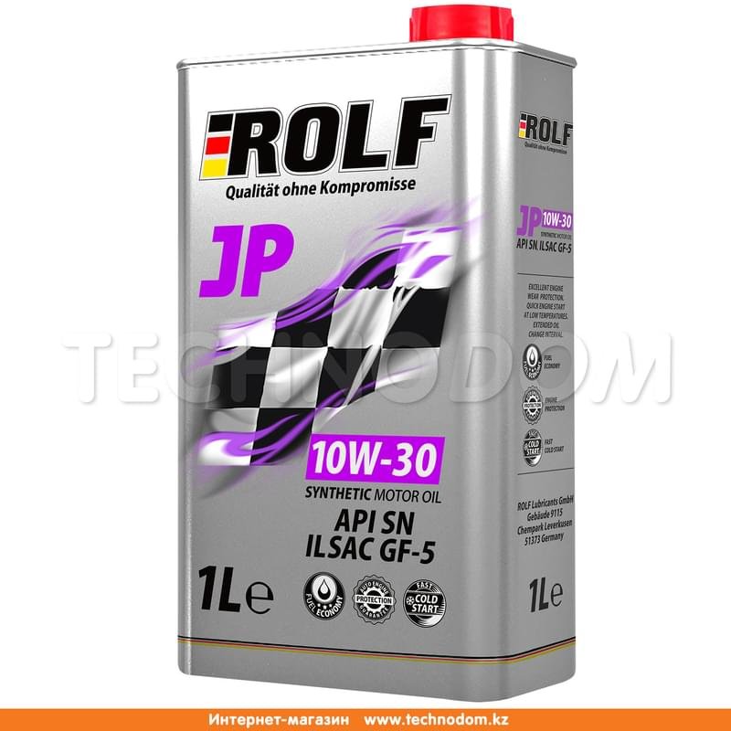 Моторное масло ROLF JP SAE 10W30 API SN 1л - купить по лучшей цене в ...