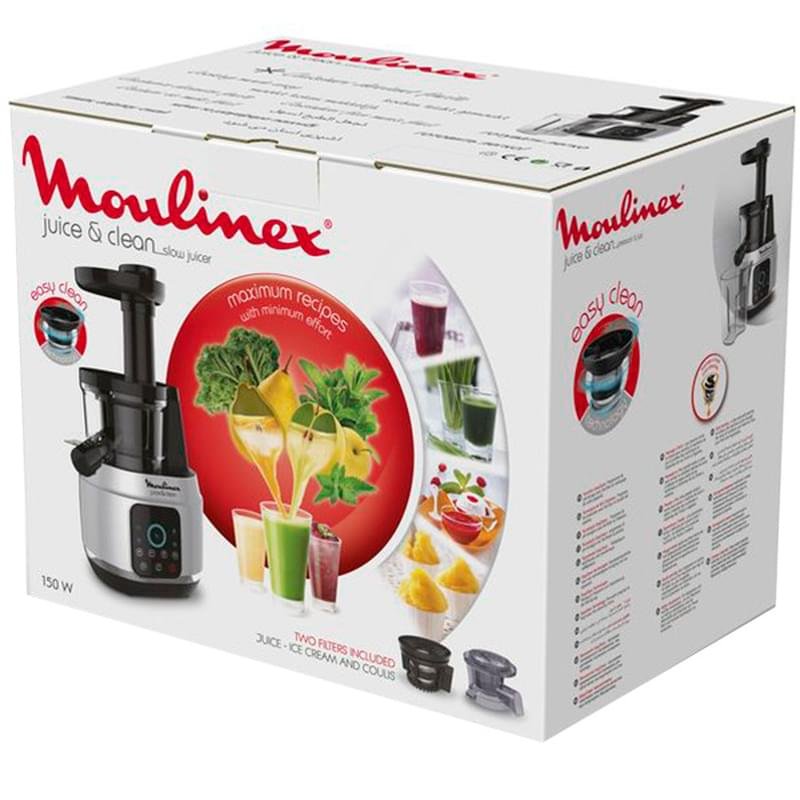 Соковыжималка прессовая Moulinex Juice & Clean ZU-420E10 - купить по ...