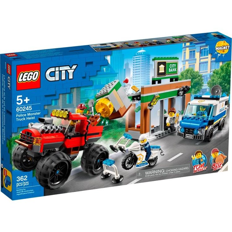 Конструктор LEGO City Ограбление полицейского монстр-трака (60245 ...