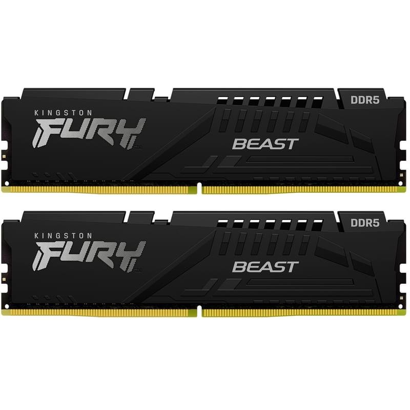 Оперативная память DDR5 DIMM 32GB(16GBx2)/5600MHz Kingston FURY Beast ...