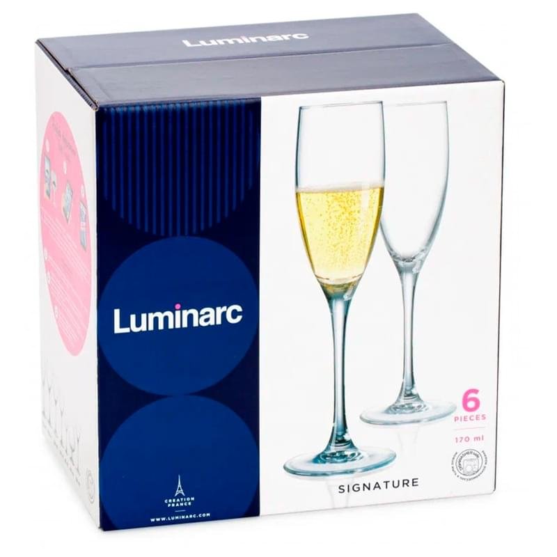 Бокал для шампанского 170мл 6шт Etalon Luminarc H8161 - купить по ...