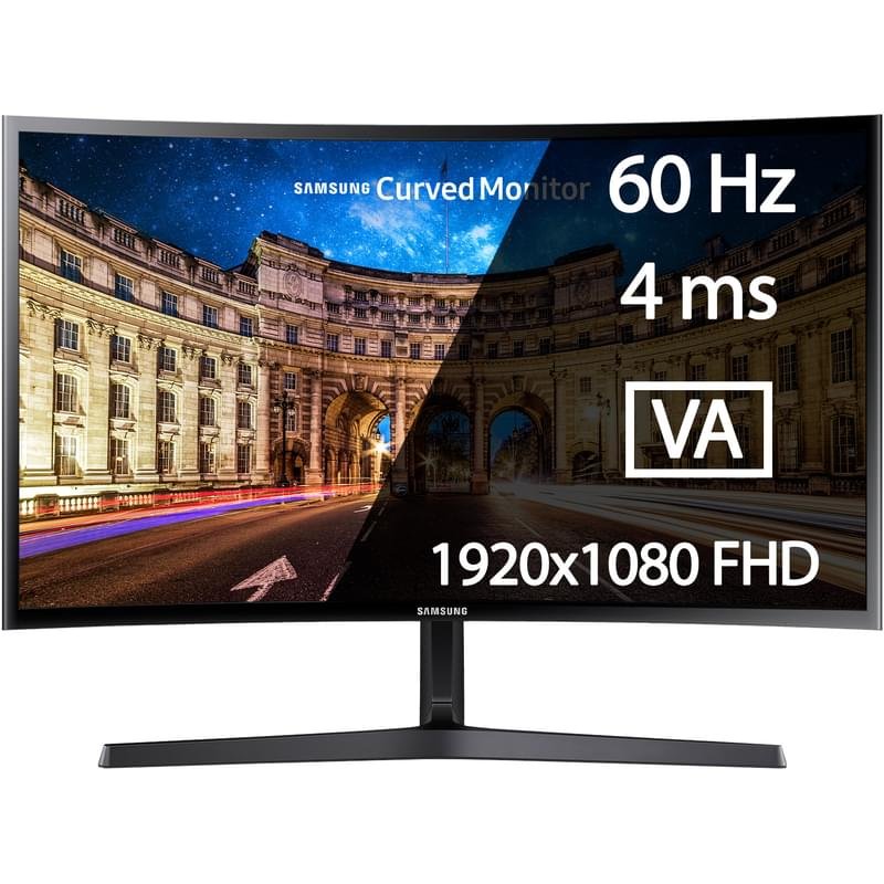 Монитор 27" Samsung LC27F396FHIX/CI 1920х1080 16:9 VA 60ГЦ (HDMI+VGA ...