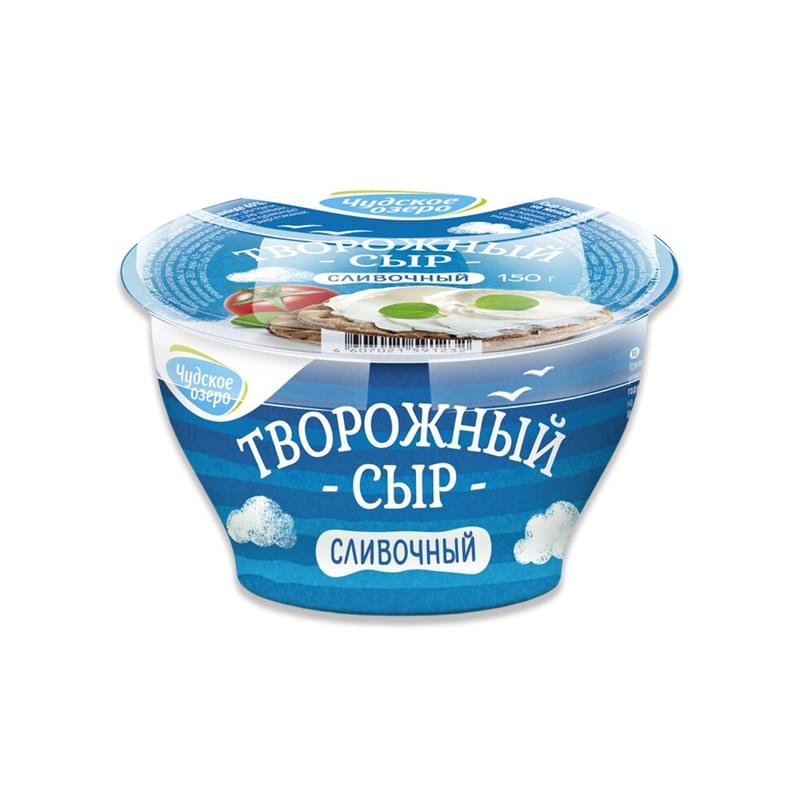 Сыр Чудское озеро творожный сливочный 60% 150 г - купить по лучшей цене ...