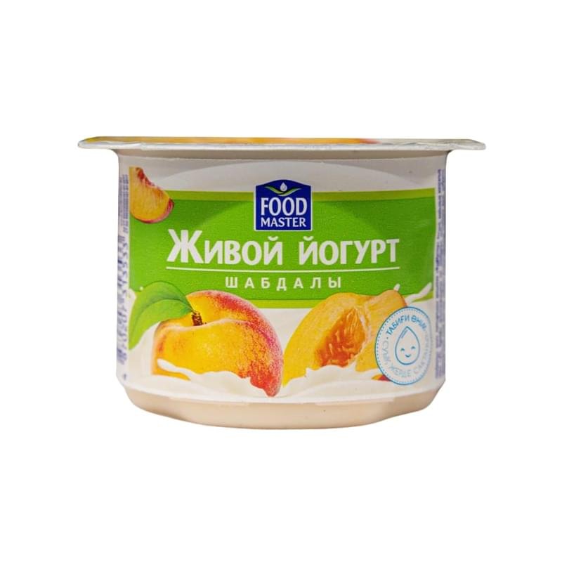 Йогурт FoodMaster Живой персик 1.5% 110 г - купить по лучшей цене в ...