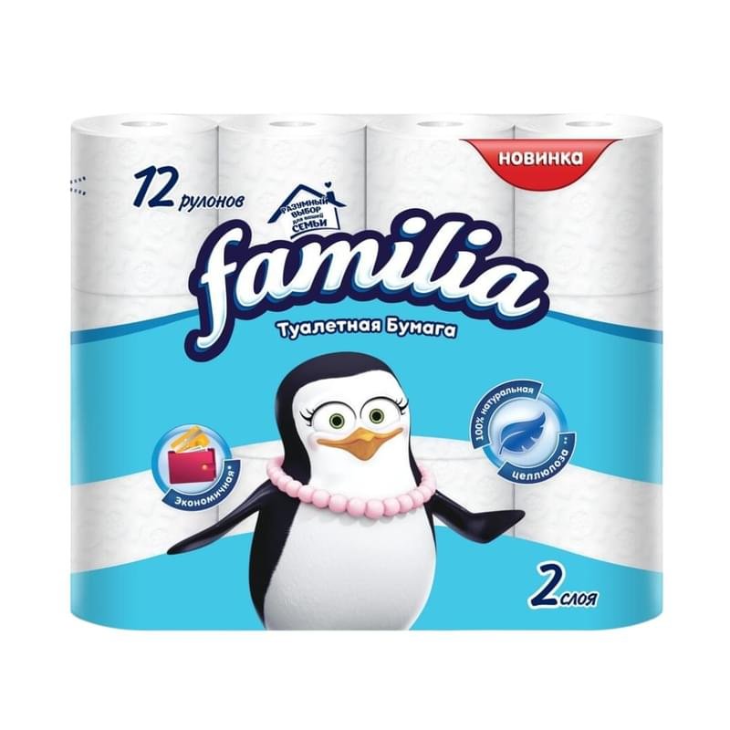Бумага туалетная Familia Classic двухслойная 12 шт - купить по лучшей ...