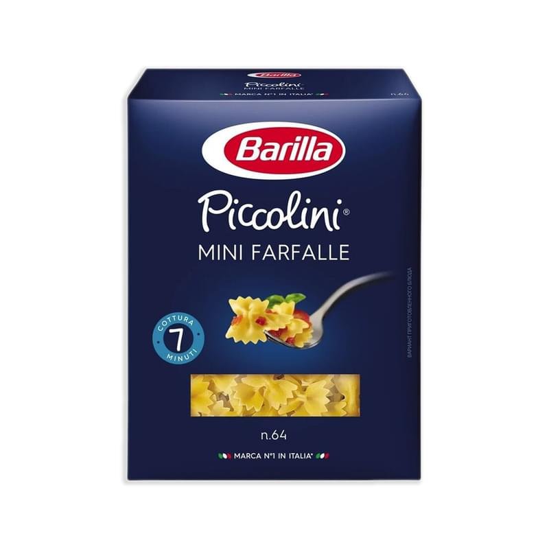 Макароны Barilla Piccolini Mini Farfalle 400 г - купить по лучшей цене ...