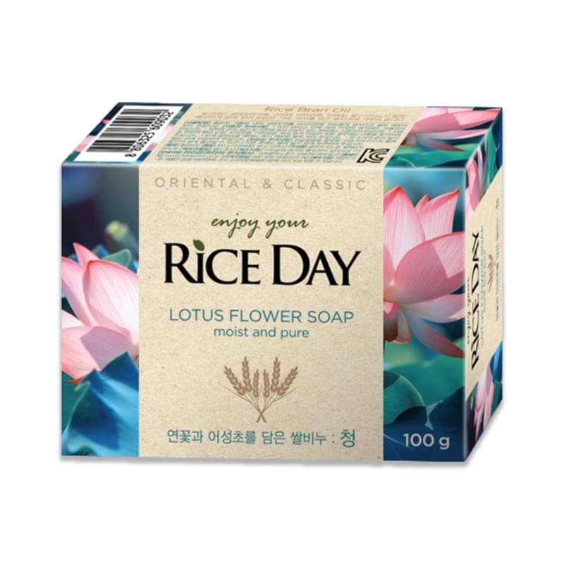 Мыло Cj Lion Rice day с экстрактом лотоса 100 г - купить по лучшей цене ...