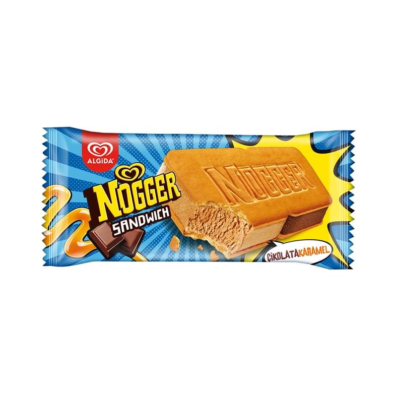 Мороженое Nogger сэндвич карамель-шоколад 88.3 г - купить по лучшей ...