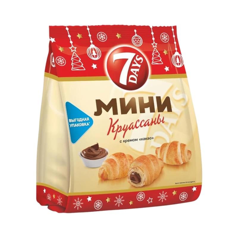 Круассаны 7 Days мини какао 200 г - купить по лучшей цене в Алматы ...