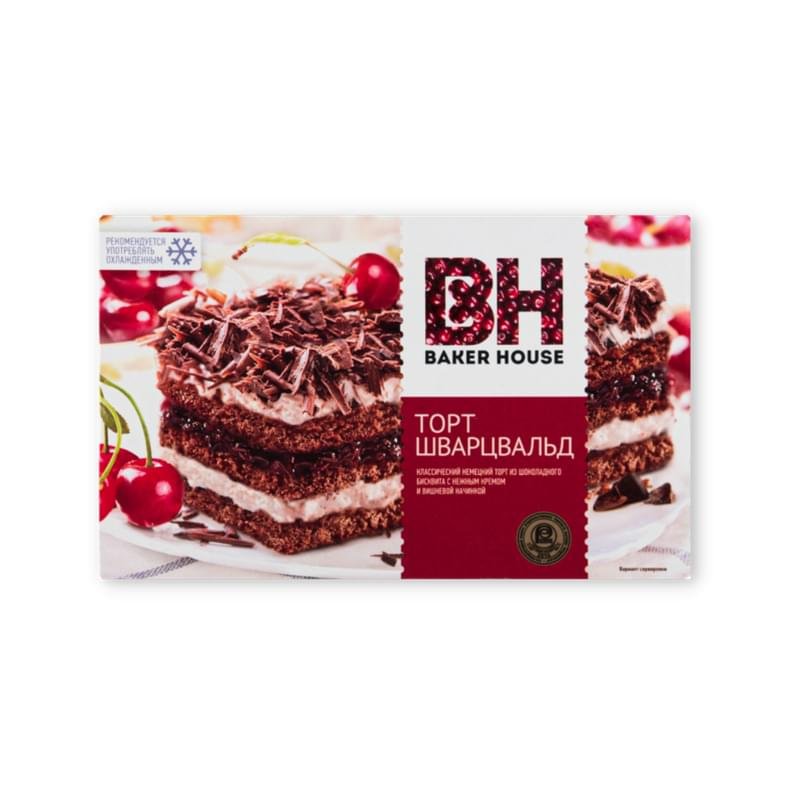 Торт Baker House Шварцвальд бисквитный 350 г - купить по лучшей цене в ...