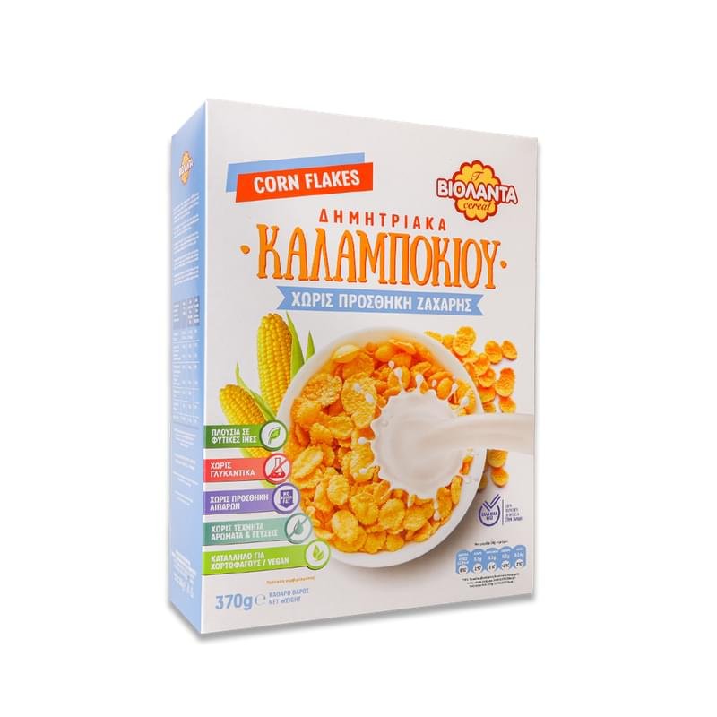 Хлопья Violanta кукурузные без добавления сахара 370 г - купить по ...