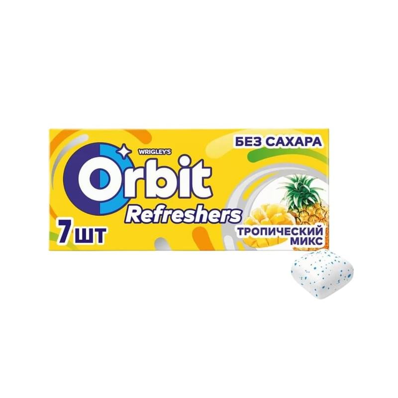 Резинка жевательная Orbit Тропический вкус 16 г - купить по лучшей цене ...