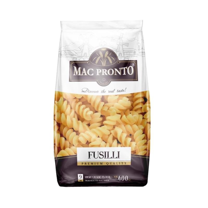 Макароны Mac Pronto Fusilli спираль 400 г - купить по лучшей цене в ...