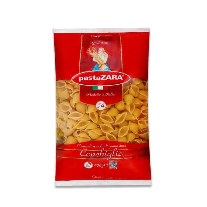 Макароны Pasta Zara Конкилие 500 г - купить по лучшей цене в Алматы ...