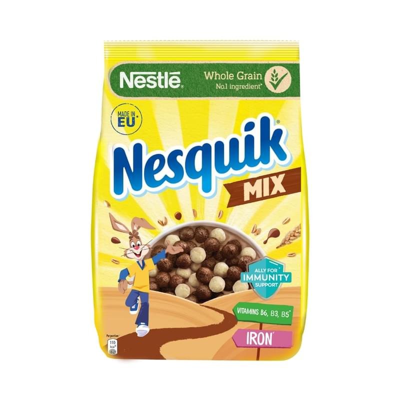 Завтрак Nestle Nesquik Mix шоколадные шарики 460 г - купить по лучшей ...