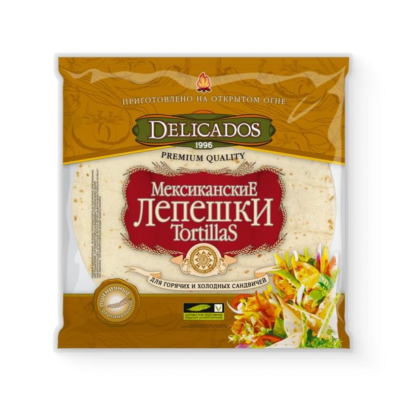 Тортильи Delicados оригинальные мексиканские лепешки 400 г - купить по ...