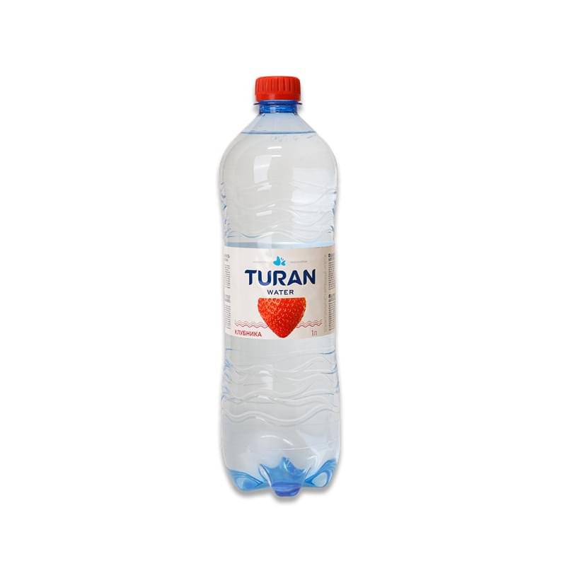Вода Turan water с клубникой 1 л - купить по лучшей цене в Алматы ...