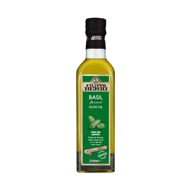 Масло Filippo Berio оливковое Extra Virgin с базиликом 250 мл - купить ...