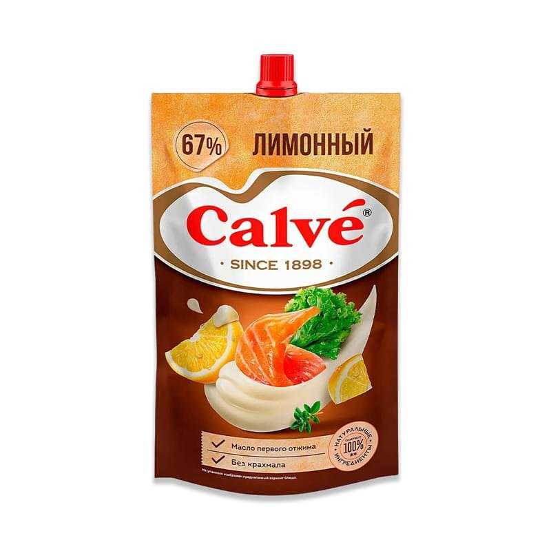 Майонез Calve с соком лимона 67% 400 г - купить по лучшей цене в Алматы | интернет-магазин Технодом