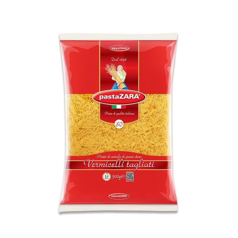 Макароны Pasta Zara Вермишели 500 г - купить по лучшей цене в Алматы ...