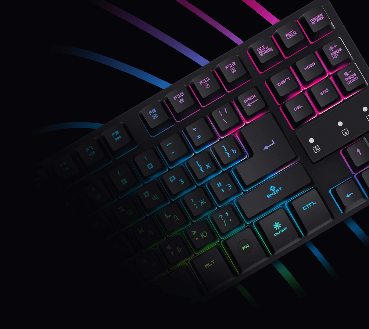 Клавиатура игровая проводная USB Red Square TESLA TKL 2021 RGB (RSQ ...