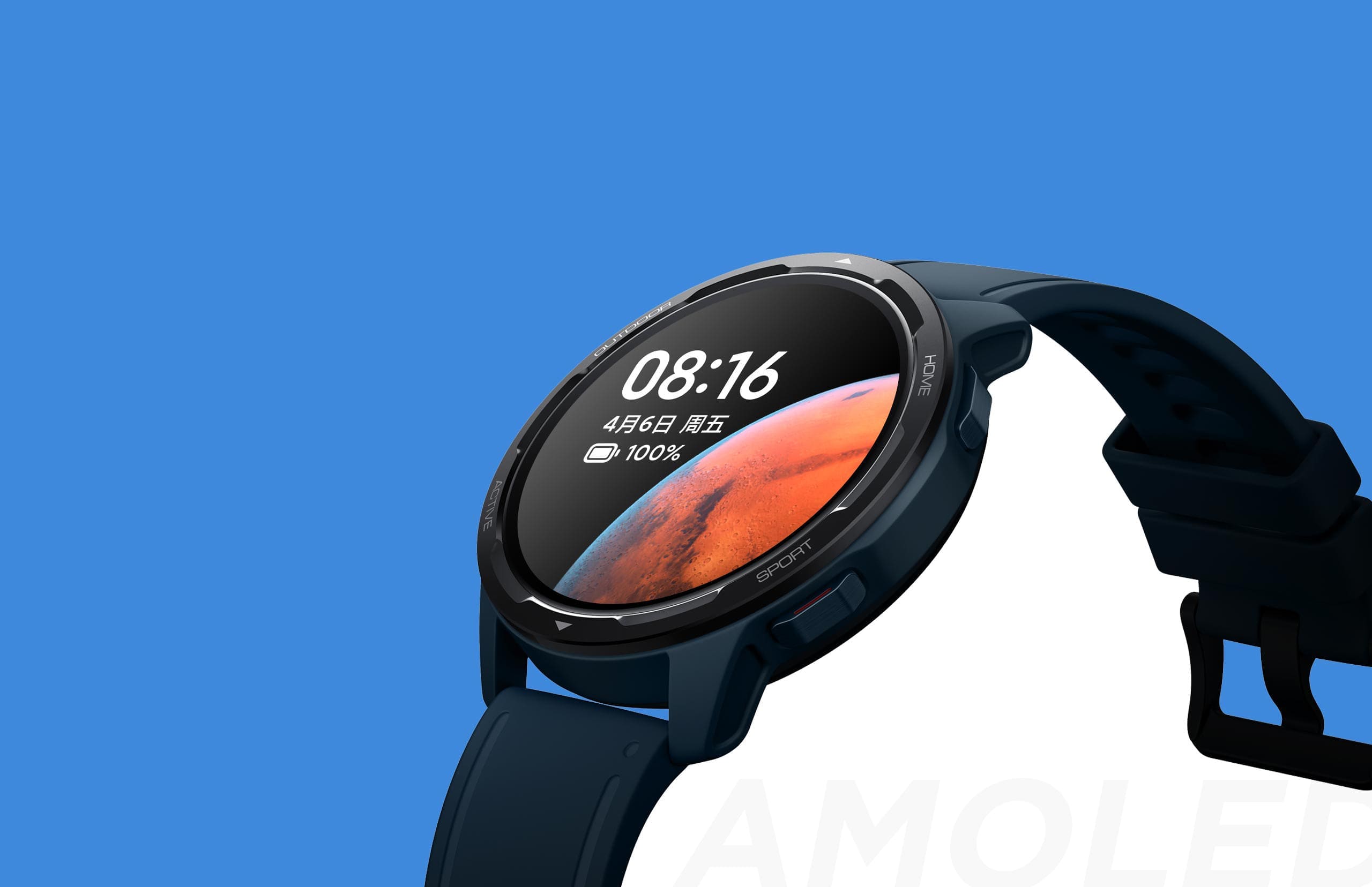 Смарт-часы Xiaomi Watch S1 Active, Ocean Blue M2116W1 (BHR5467GL ...