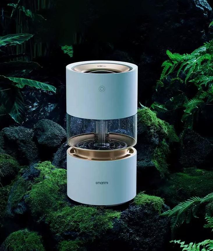 Увлажнитель воздуха Xiaomi Smartmi Humidifier Rainforest, Белый ...