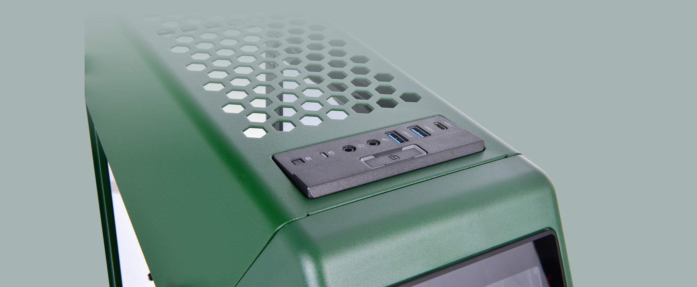 ПК корпус Thermaltake AH T200 Racing Green MiniTower, window, Green ...