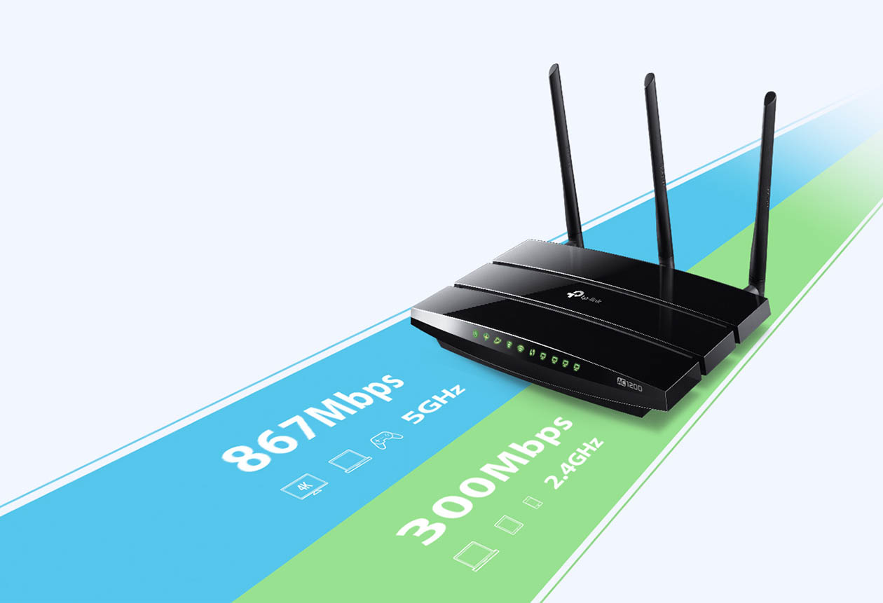 Беспроводной VDSL/ADSL Модем/Роутер, TP-Link Archer VR400, 4 порта + Wi ...